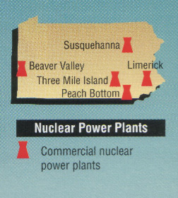 Map Of Pennsylvania Showing Power Plants